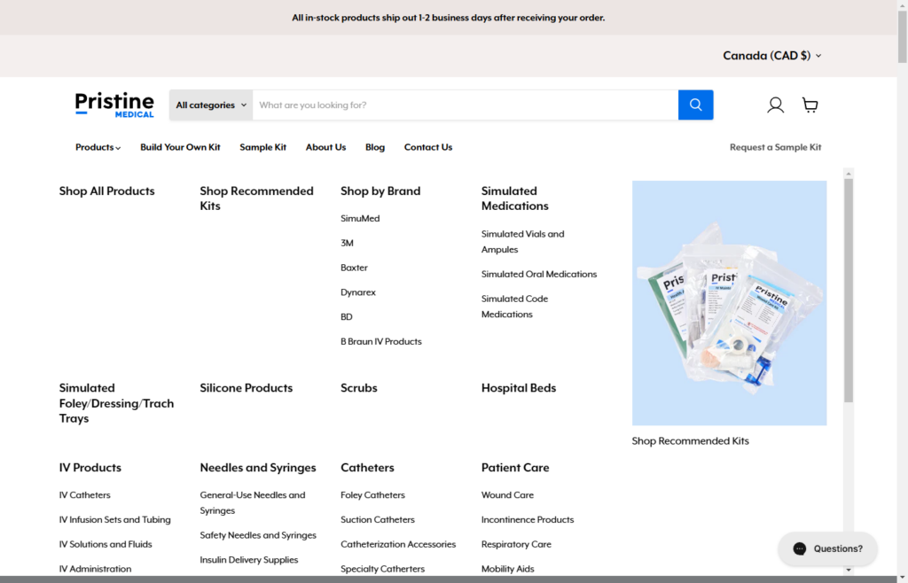 Pristine Medical Website | Case Study | ThrillX